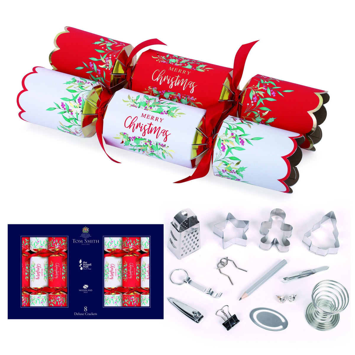 Tom Smith 6 Traditional Deluxe Christmas Crackers – Cancer Research UK