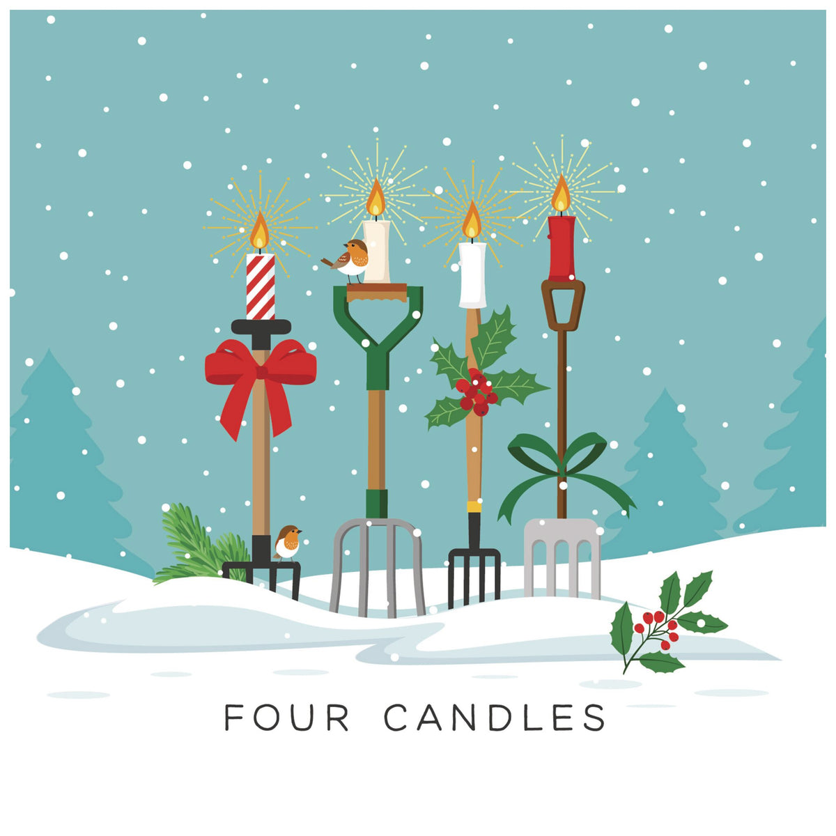 Fork Handles 10 Christmas Cards – Cancer Research UK