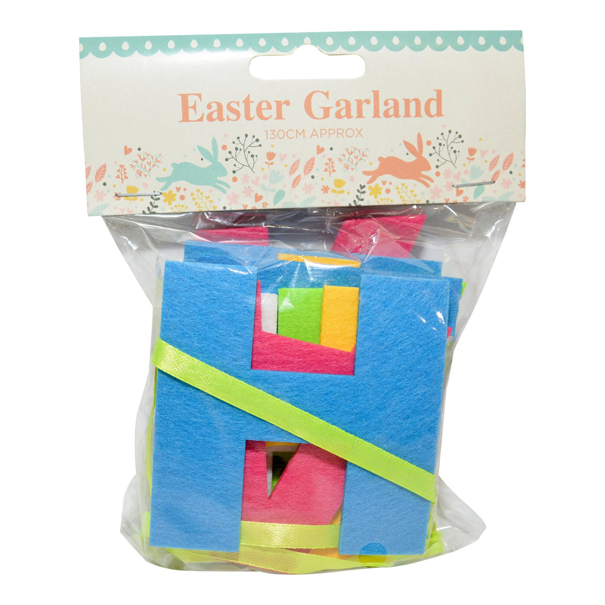 Happy Easter 1.3m Felt Garland – Cancer Research UK