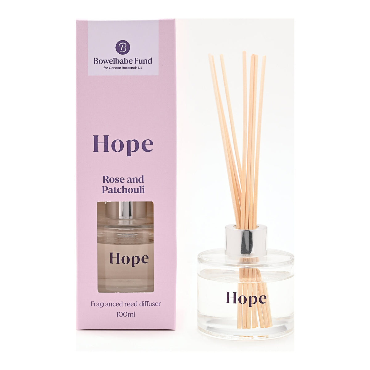 Bowelbabe Fund Hope Diffuser - Rose & Patchouli – Cancer Research UK