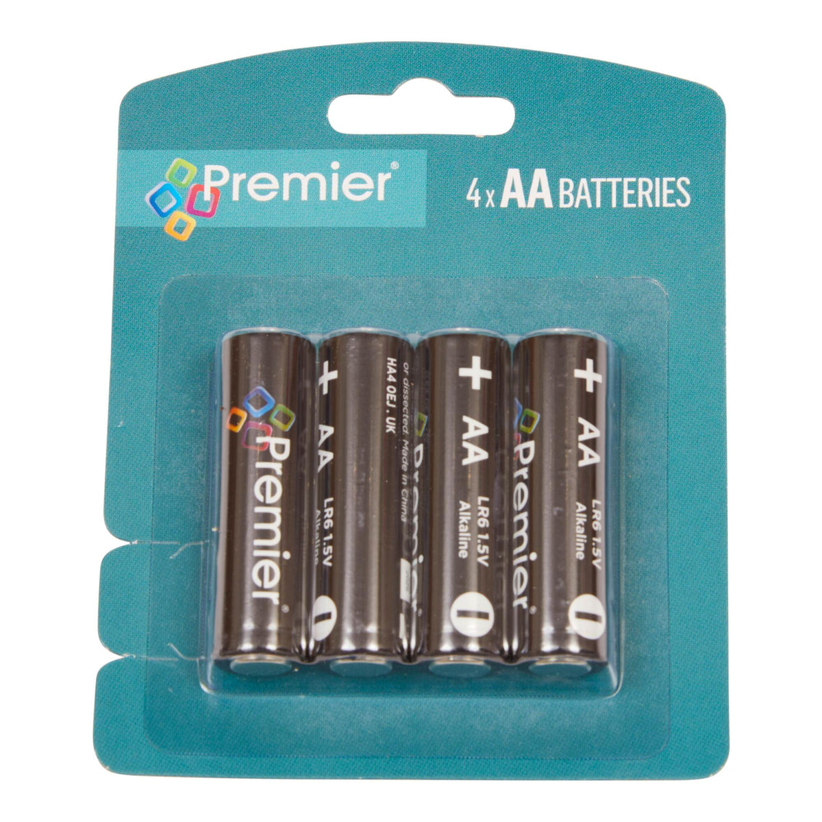 Premier 4 Pack AA Alkaline Batteries – Cancer Research UK