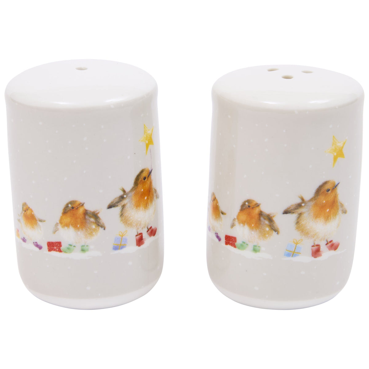 Ralph Robin & Family Salt and Pepper Shaker Set – Cancer Research UK