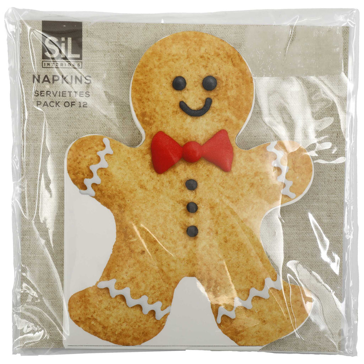 Gingerbread Man Napkins - 12 pack – Cancer Research UK