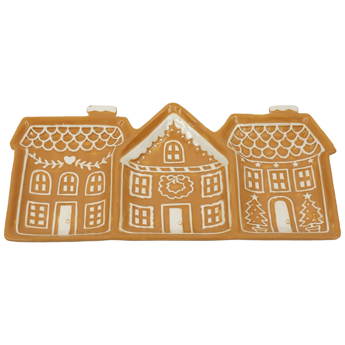 Gingerbread House Trio Serving Plate – Cancer Research UK