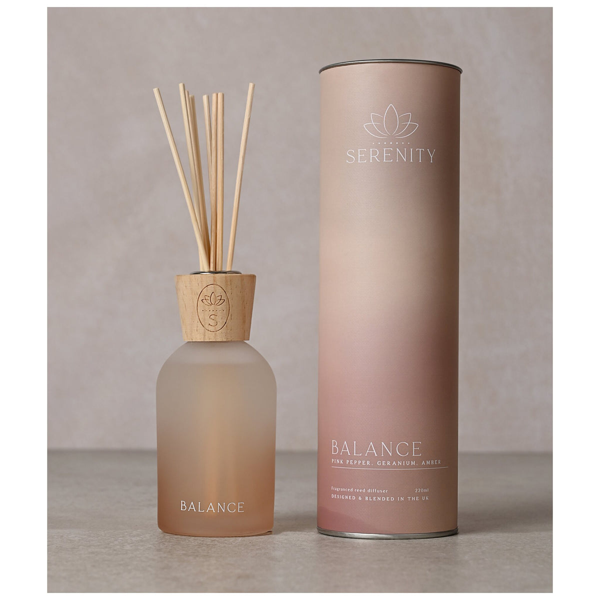Serenity Balance Diffuser - Pink Pepper, Geranium & Amber – Cancer ...